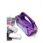Travel cosmetic bag, made of polyester and PVC, foldable with many pockets,OEM welcomed