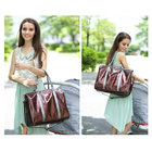 Leather diaper bag,made of good PU leather,For mother on the go,portable,OEM welcome