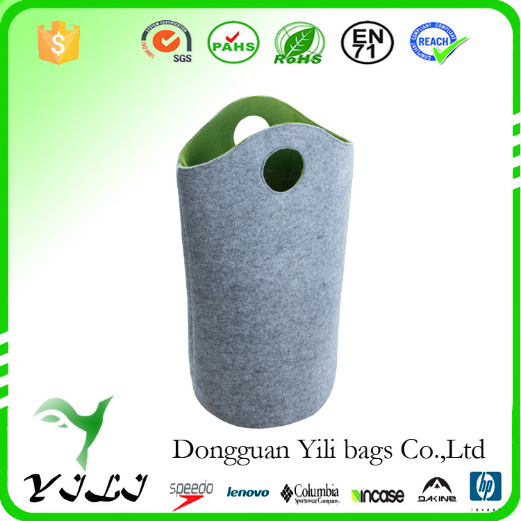 Competitive Price felt Dirty Clothes Waterproof Laundry Bag dorm bag